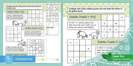 FREE! - Forest Animals Colouring Page Jigsaw Puzzle | Twinkl Puzzled