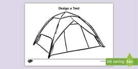 Camping Trace and Colour Worksheets (Lehrer gemacht)