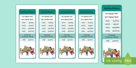 Level 6 Week 30 Spelling Bookmarks (teacher made) - Twinkl