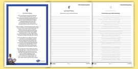 KS2 Handwriting Patterns | Leisure Poem | Primary Resources