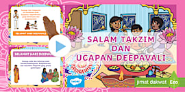 Kad Ucapan Deepavali - Happy Deepavali Malay Quotes - Twinkl