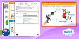 Move PE Years 3-4 Physical Distanced Multi-Skills Assessment Pack