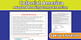 Land vs. Ocean Animals Adapted Comp for Special Education