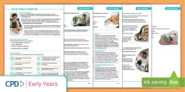 Play Schema Ideas and Language | CPD Early Years - Twinkl