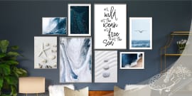 FREE! - Ocean Themed Alphabet Poster | Twinkl Art Gallery