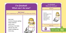 Am I Really Finished? Display Poster (Teacher-Made) - Twinkl