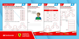 FREE Scuderia Ferrari F1: Math Challenge Cards - Twinkl