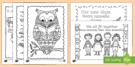 Diwali Colouring Pages English/French (teacher made)