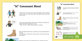 Blend Read and Write Worksheet | 'bl' Phonics Words