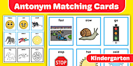 Matching Cards: Opposites