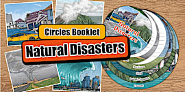 Natural Disasters Mind Map Worksheet for 6th-8th Grade
