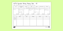 AsTTle Inspired R2 Weekly Writing Plan Editable Proforma