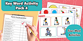 Key Word Activity Pack 2: Two-Word Activities