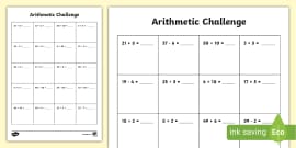 👉 * NEW * Year 6 Arithmetic Challenge 3,SATS