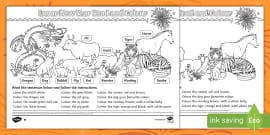 ESL Lunar New Year Parts of Speech Read and Colour - Twinkl