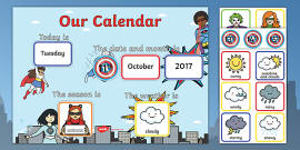 Superhero Visual Timetable | Parents Home Display Resource