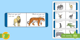 A2 Ficha de actividad: Ordena y escribe animales del zoo en inglés