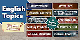 English Essentials Classroom Display Pack