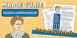 LKS2 Marie Curie Differentiated Reading Comprehension