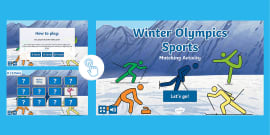 Winter Olympics Sport Report (Teacher-Made) - Twinkl