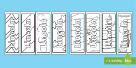 FREE! - Isaac Name Simple Colouring Bookmarks (teacher made)