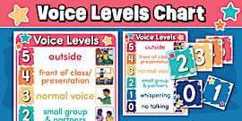 Classroom Noise Level Chart for Voice Levels | Twinkl USA