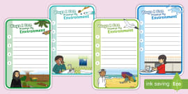 Preserving My Environment Display Posters (teacher made)