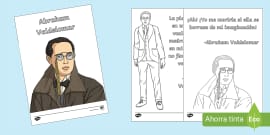 Mapa mental: Abraham Valdelomar- Guía de trabajo - Twinkl