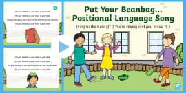 Positional Language Display Posters - Postion, Positional