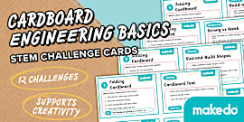 Makedo: STEM Challenge Cards