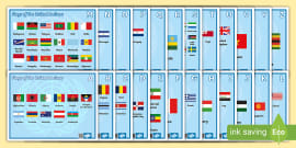 United Nations Countries' Flags (Poster) | Grades 2 - 6 | Twinkl