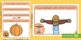 Sensory Autumn Themed Playdough Mats (teacher made) - Twinkl