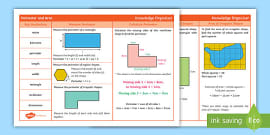 👉 KS2 Area and Perimeter Interactive Worksheet - Twinkl