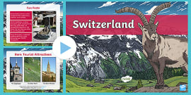 * NEW * Swiss Alps Word Search (teacher made)