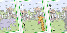 Jungle and Rainforest Songs and Rhymes Resource Pack - Jungle