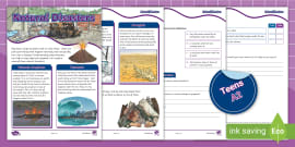 Natural Disasters Informational Posters Pack for 3rd-5th Grade