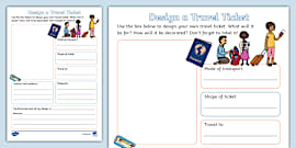 Design a Train Worksheet (teacher made) - Twinkl