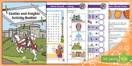 FREE! - My Counting Worksheet (Castles and Knights)