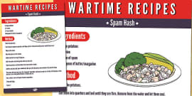 FREE! - Wartime Recipe Booklet - WW2 Resources for KS2