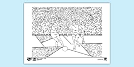 KS2 Men's Football Mindfulness Colouring Page (teacher made)