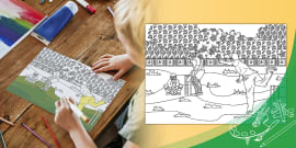 Music Mindfulness Colouring Activity Posters Pack - Twinkl