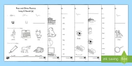 Long I Sound: Rise and Shine Phonics Worksheets - ELA - Twinkl