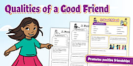 Grade 3 Life Skills Good Friend/Bad Friend Worksheet (CAPS)