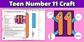 Teen Number 17 Craft