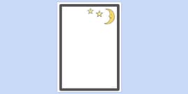 FREE! - Simple Blank Star Page Border | Page Borders | Twinkl