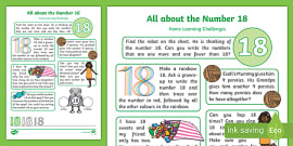 Number Formation All About Number Eight Home Learning Challenges