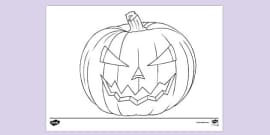 Halloween Pictures to Colour In - EYFS/Primary Resources