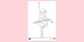 FREE! - Tuvalu Female Dancer Colouring | Colouring Sheets