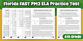 Seventh Grade ELA Sample FAST Testing Pages