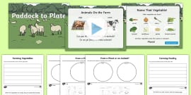 Meat Paddock to Plate Display Poster